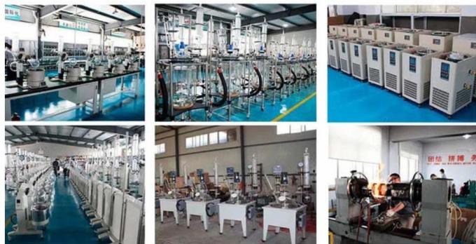 50 L Pyrex Double Lab Jacketed Glass Reactor Vessel With Vacuum Pump